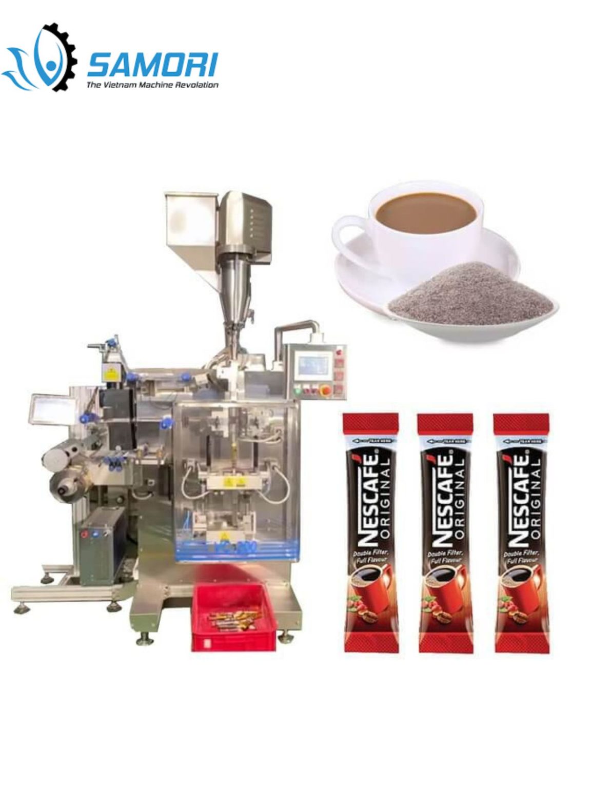 Máy đóng gói cafe bột chính hãng, uy tín
